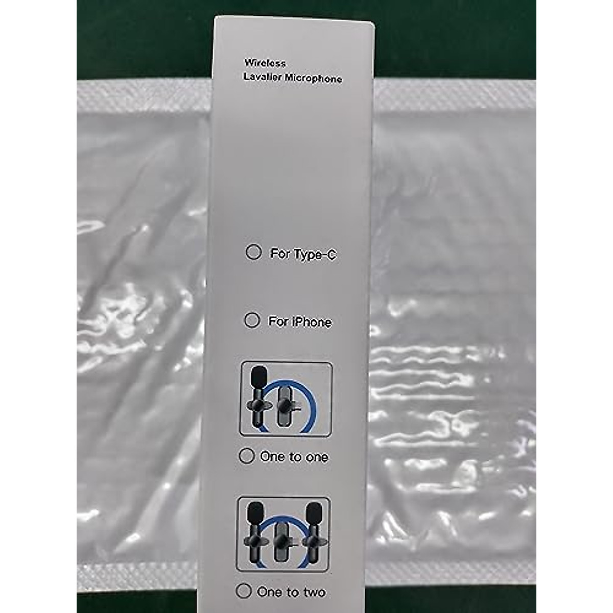 SNZIYAG Wireless Lavalier Microphone for iPhone iPad,Plug-Play Wireless Mic for Video Recording,Professional Lav Mic for YouTube,TikTok,Clip-on Microphones for Live Streaming,Auto Sync/No APP（iOS）