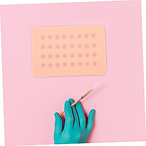 Mobestech 2pcs Skin Test Training Module Mannequin Injection Practice Pad Iv Supplies Nurse Intradermal Injection Training Pad Injection Training Module Skin Injecting Training Model