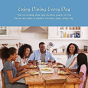 Mikasa 5225580 40 Piece Delray Bone China Dinnerware Set