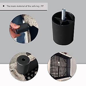 CABSETT 5-Pieces Patio Furniture, Outdoor Modular Sofa with Aluminum Frame, Support Cushions and Back Cushion Cover-Removable, Waterproof/Fade-Resistant, for Deck Porch Poolside Garden, Light Brown