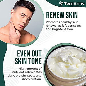 TreeActiv Acne Scar Cream, 2 fl oz, Acne Scar Treatment for Face, Stretch Marks, and Body Scars, Acne Scar Removal Cream for Body, Acne Scar Remover for Cuts and Burns, For All Skin Types, 500+ Uses