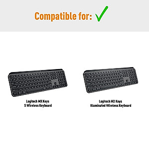 LTGEM Case Compatible with Logitech MX Keys S/MX Mechanical/MX Keys Wireless Keyboard(Inside: 17.1"x6"x1.1"), Case Only