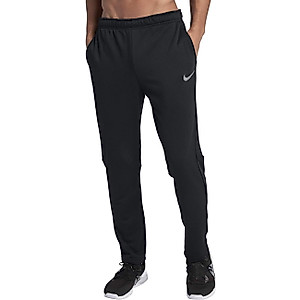 Nike Men's Dri-FIT Training Pants (as1, Alpha, m, Regular, Regular, Black/White)
