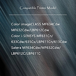 TG Imaging 1-Pack 045 Compatible Replacement for Canon 045H Toner Cartridge Work with Color imageCLASS MF634Cdw LBP612Cdw MF632Cdw Color i-SENSYS MF631Cn 633Cdw 635Cx LBP611Cn 613Cdw Printer, Yellow