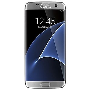 SAMSUNG Galaxy S7 Edge Verizon Wireless CDMA 4G LTE Smartphone w/ 12MP Camera and Infinity Screen - Silver