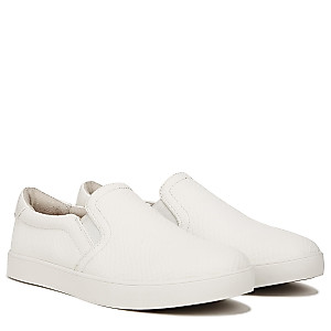 Dr. Scholl's Shoes Women's Madison Slip On Fashion Sneaker, White Snake, 7 US