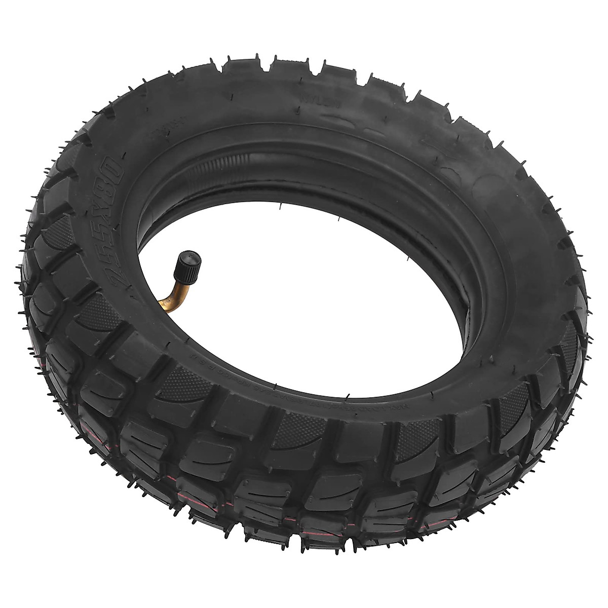 VGEBY Electric Scooter Tire/Wheel, 10in Electric Scooter Tire with Inner Tube Inflatable Rubber Tyre Replacement 255x80 Electric Scooters Equipment