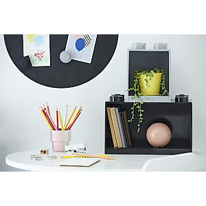 Room Copenhagen Lego Brick Set with 4-Stud and 8-Stud Box Shelves, White