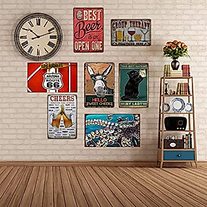 DAIERCY Vintage Thick Metal Tin Sign-Tattoos Tin Sign，Good Tattoos aren't Cheap -Novelty Posters，Home Decor Wall Art，Funny Signs for Home/Kitchen/Garage/Man Cave，Size 8x12 inches