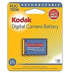 Kodak 3.7 Volt Li-Ion Rechargeable Digital Camera Battery - KLIC-7006