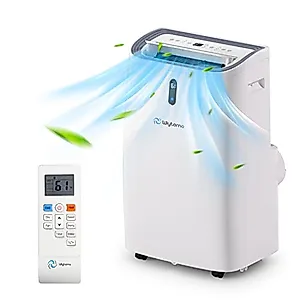 Wiytamo 14,000 BTU Portable Air Conditioners for Rooms Up to 700 Sq.Ft, 4-in-1 Portable AC Unit, Heat, Dehumidifier & Fan with Remote Control, Auto Swing, LED Display, Window Installation Kit Included
