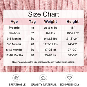 fioukiay Preemie Newborn Baby Girls Clothes Infant Romper Bodysuit Pants Clothing Set Fall Winter Outfits (Pink Leopard 01, Preemie)