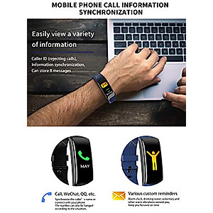 Fitness Tracker WB11, Smart Watch Activity Tracker with Heart Rate Monitor, IP67 Waterproof Smart Band with Step Counter, Calorie Counter, Pedometer Sport Watch for Women and Men (Latest Exclusive)