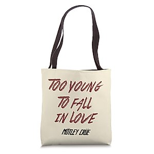 Mötley Crüe – Brush Stroke Too Young To Fall In Love Tote Bag