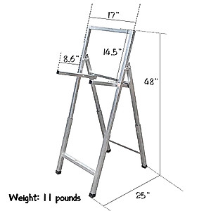 Meuiosd Archery Target Stand ，Folded Archery Target Stand for Grass Target & Point Bag Archery Target