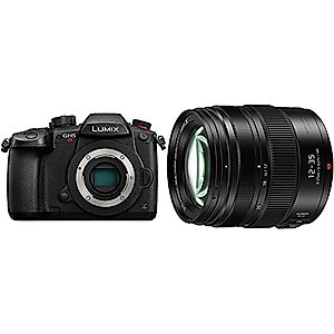 PANASONIC LUMIX GH5s Body C4K Mirrorless Camera & LUMIX G X VARIO II PROFESSIONAL LENS, 12-35MM