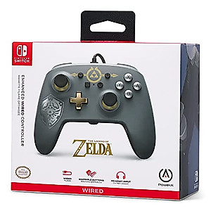 PowerA Enhanced Wired Controller for Nintendo Switch - Hylian Shield