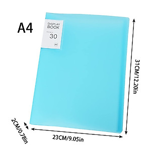 EUBUY Diamond Storage Book, A4 Diamond Picture Storage Book for 60 Diamond Picture Pics, 30 Pages Diamond Portfolio Folder for Diamond Picture Kits for Artwork, 12.2x9.1in