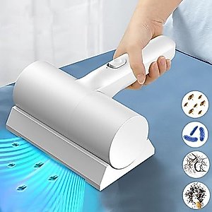 Vacuum Cleaner - Bed Vacuum Cleaner, Strong Power Suction Handheld Vacuums for Dust & Pet Hair, Pillows, Sheets, Sofa, Plush Toys & Fabric Surfaces