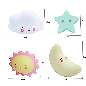 Gift Christmas Black Sales Friday Cyber Sale Monday Deals Cute Night Light for Kids Baby Led Nursery Bedroom Lamp Led Bedside Sleep Mood Nightlight Dinosaur Unicorn Bear Toy Gift for Children Toddler