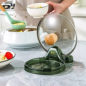 Multifunction Kitchen Spatula Rack, Versatile Pot Lid Ladle Holder, Heat-Resistant Cooking Spoon Holder, Spoon and Lid Rest, Kitchen Spoon Rest/Spoon Holder for Stove Top (3Pcs)