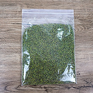 6" X 9" (1000 Bags) 2 Mil Clear Reclosable Zip Plastic Poly Bags, Quart with Resealable Lock Seal Zipper