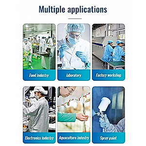 Greenour Pack of 10 Disposable Lab Coat, 3 Pockets, Thicker Short Blue SMS Smock with Knitted Cuffs and Collar(Medium)