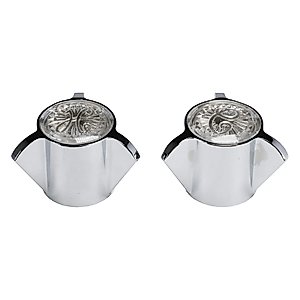 Danco 80407 Sa-13H Handle, for Use with Sayco Tub and Shower Faucets, 1-3/8 in Dia X 1-1/2 in H, Metal, Chrome