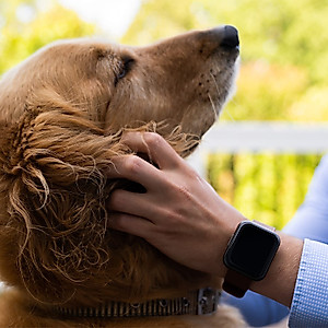 WYZE Watch Replacement Leather Bands Compatible Smart Watch 47mm, 47mm C, 44mm, Quick Release Genuine Leather Watch Strap for Women and Men, Classic Brown