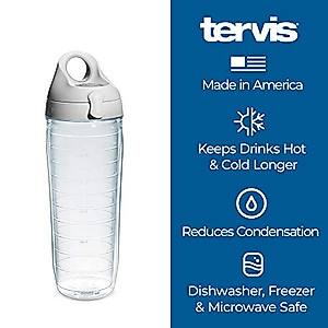Tervis Jeep Made in USA Double Walled Insulated Tumbler Travel Cup Keeps Drinks Cold & Hot, 24oz Water Bottle, Logo