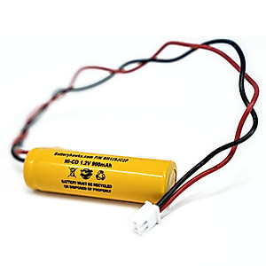 (10 Pack) OSA268 Custom-332 ELB CS01 EXR LED EL M6 AA900mAh 1.2v Ni-CD AA 900mAh 1.2v Battery Exit Sign Emergency Light BST D-AA900BT