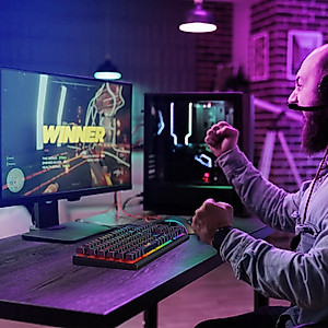 Gaming Keyboard and Mouse Combo, RaceGT USB Backlit 104 Keys Wired Keyboard Gaming, 7 Buttons 6400 DPI Gaming Mouse, Gaming Accessories Compatible with PC Laptop Computer