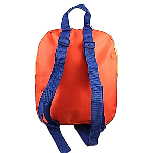 Super Mario Mini Backpack for Boys - Super Mario School Bag Bundle with 11" Mario Mini Backpack Plus Water Pouch, Mario Stickers, More (Mario Preschool Backpack)