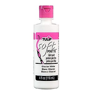 Tulip Soft Paint 20403 Sfp 4Oz Matte Glacier White, 4 Fl Oz (Pack of 1)