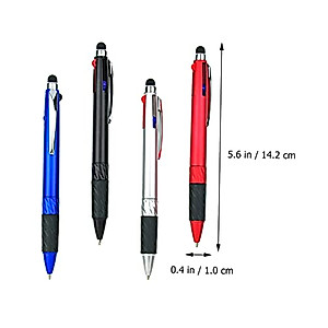 NUOBESTY 8 Pcs 1 Set Multifunction Stylus Phone Touch Pen Touch Stylus Pen Stationery Phone Stylus Smart Phone Stylus Pen Pilot Fountain Pen Portable Meeting Pens Ball Pens with Stylus Flat