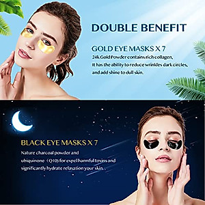 Under Eye Patches (14 Pairs) Under Eye Mask Skincare for Adults Dry Eyes,Eye Masks for Dark Circles and Puffiness,Eye Patch