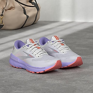 Brooks Women's Adrenaline GTS 22 Supportive Running Shoe - Blue/Purple/Nightlife - 9.5 Medium