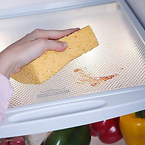EasyLiner Clear Classic Shelf Liner - Durable Non Adhesive Fridge Liner - Easy to Install & Clean - Kitchen Liner Mat for Fridge Shelves - Food Safe Removable Shelf Liner - 20in. x 24ft. - Clear