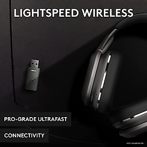 Logitech Astro A30 Lightspeed Wireless Gaming Headset for Xbox- Bluetooth, 2.4Ghz, Built-In & Detachable Mic, USB-C, 3.5mm, for Xbox Series X|S, Switch, PC - The Mandalorian Edition