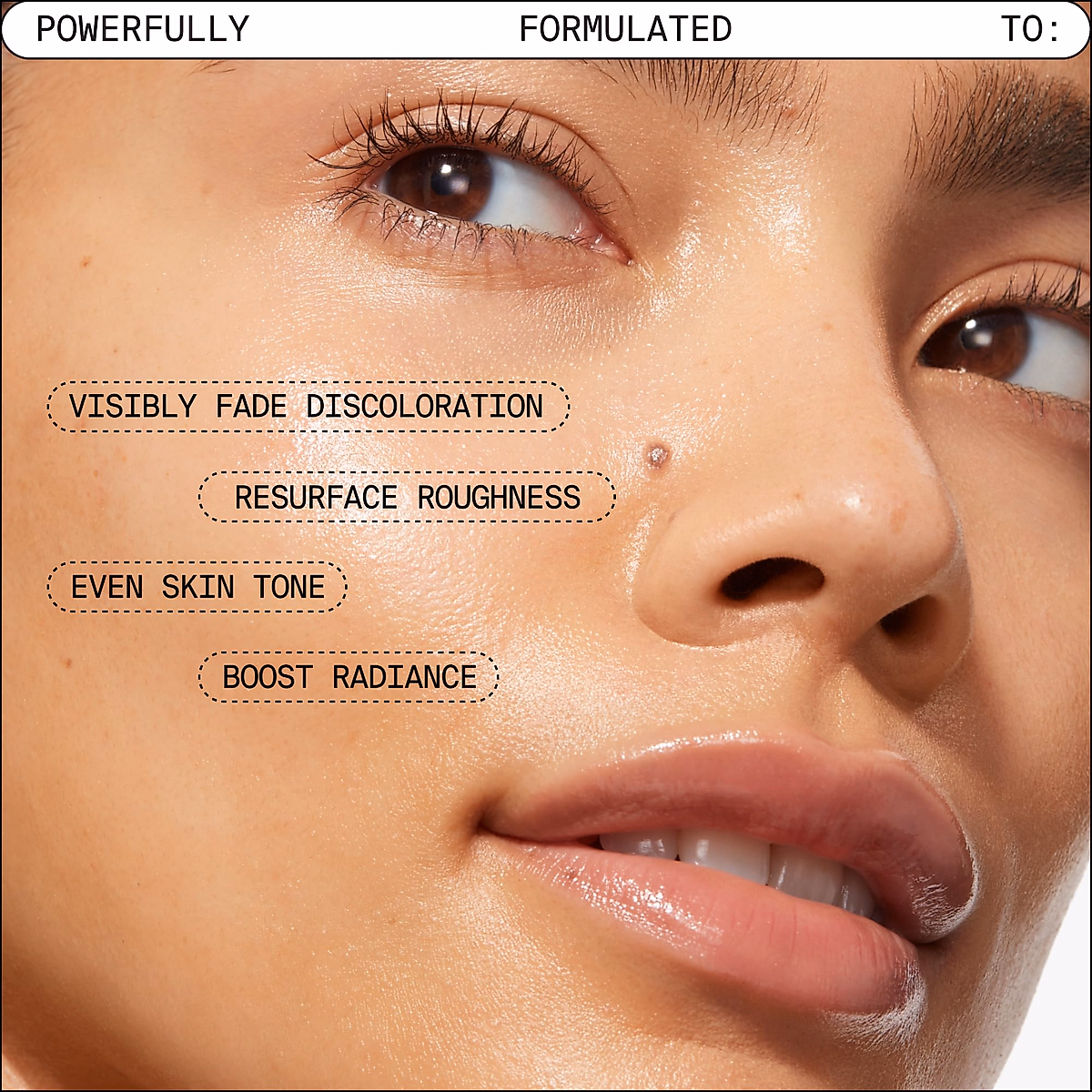 Youth To The People Kombucha + 10% AHA Power Exfoliant (4 fl oz), Overnight Resurfacing Peel, Helps Fade Discoloration + Smooth Skin Texture, Lactic + Glycolic Acid, Fragrance-free, Vegan