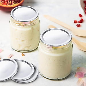 36 PCS Regular Mouth Canning Lids, Lids for Mason Jar, Split-Type