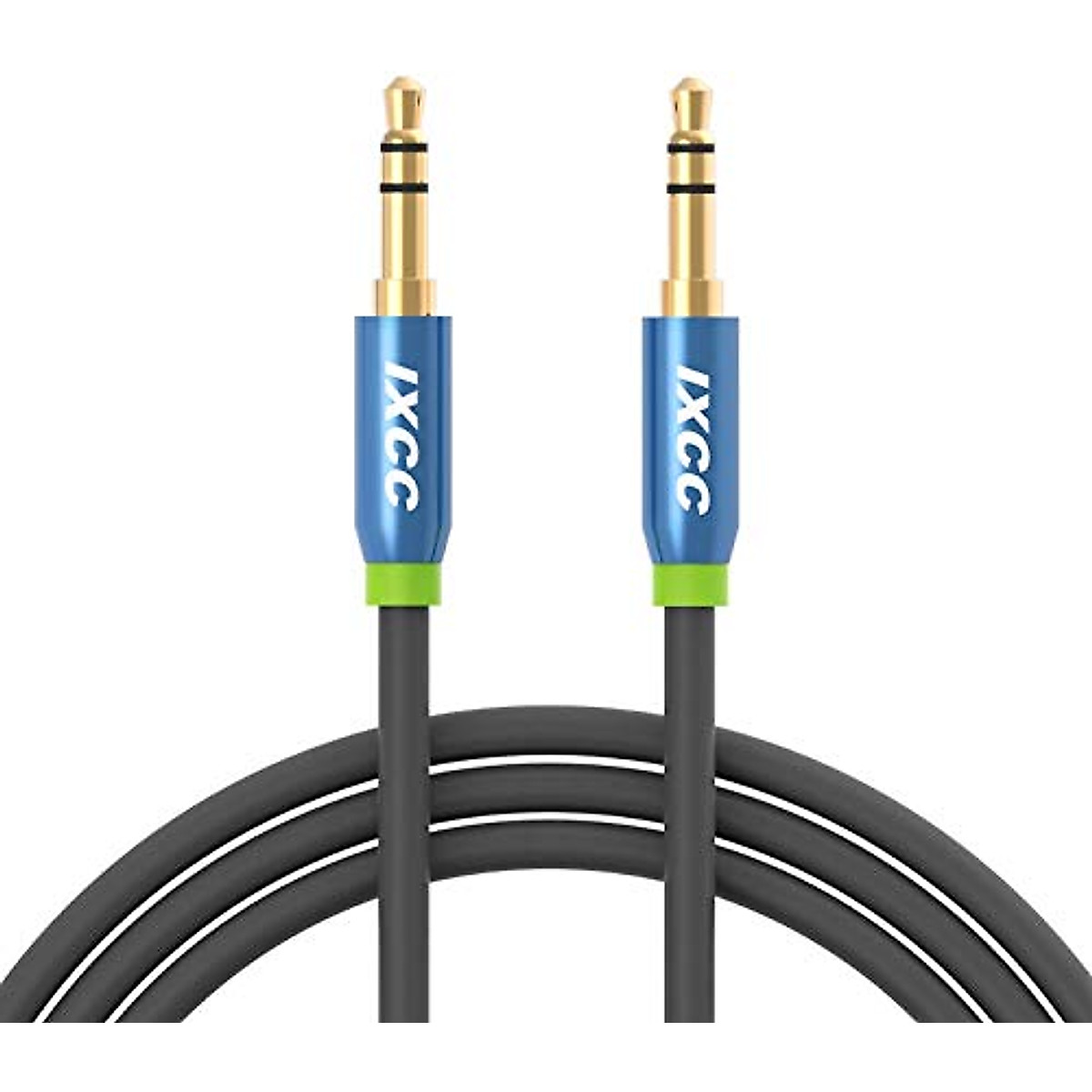 iXCC 4 Feet Male to Male 3.5mm Universal Aux Audio Stereo Cable Cord for Car and All 3.5mm-Enabled Devices, Apple, Samsung, Android, Windows and MP3 Player