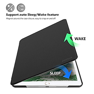 ProCase Cover for iPad Air 3 10.5" 2019 / iPad Pro 10.5 2017 Case, Slim Stand Protective Folio Case Smart Cover for iPad Air 10.5" (3rd Gen) 2019 / iPad Pro 10.5" 2017-Black