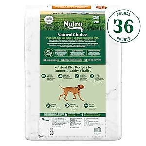 Nutro Natural Choice Adult Dry Dog Food, Chicken and Brown Rice Recipe 36 lbs.
