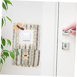 OSALADI 4 pcs Wedding Decorations for Ceremony Home Decor Wedding Stickers dimmer switches for LED Lights Room Light Switch Supply LED dimmer Switch Fabric Wall Light Switch Sticker Socket