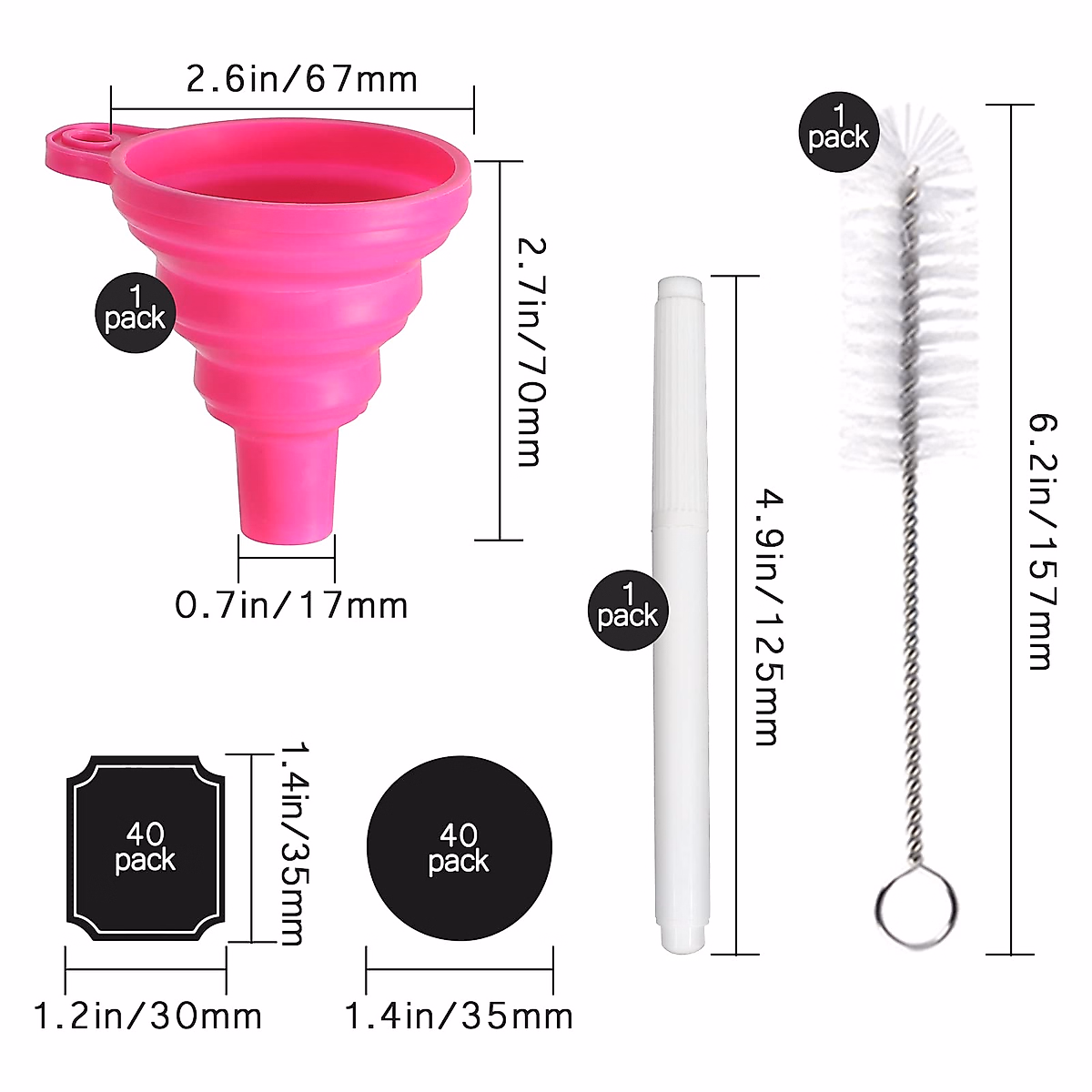 Bamboo Spice Rack Organizer,Seasoning Rack with 23 Pack 4 oz Empty Glass Spice Jars with Sliver Metal Caps. Include Pen, Brush, Funnel and 80 Labels.