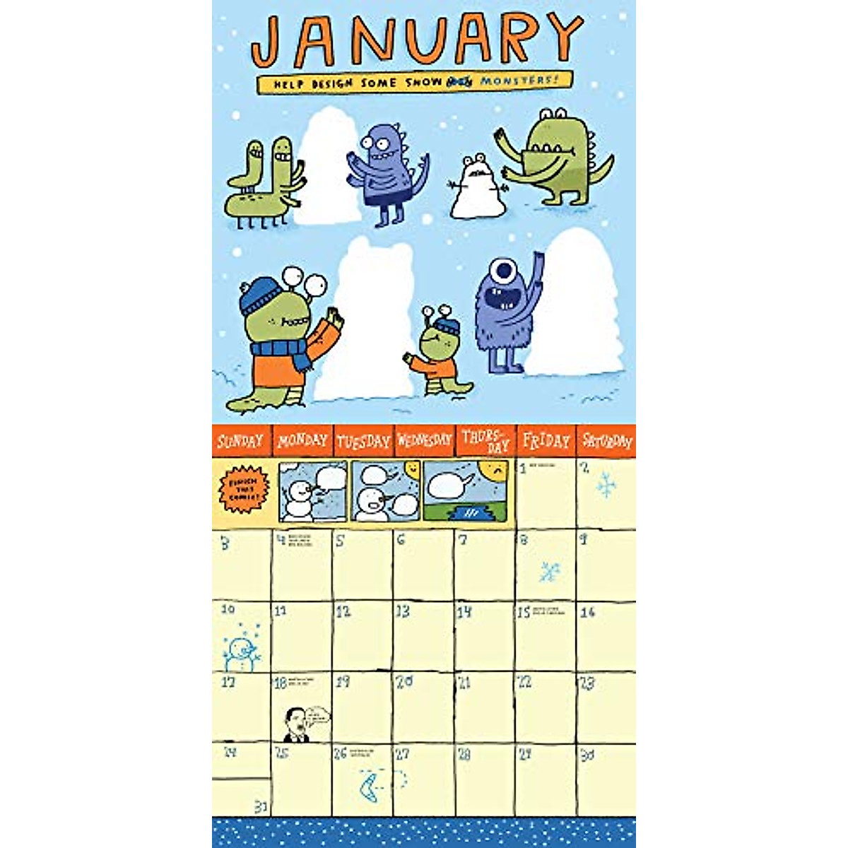 Kid's Awesome Activity Wall Calendar 2021
