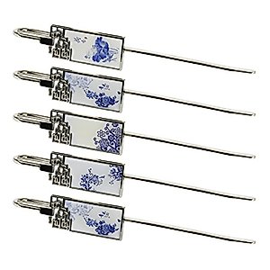 Nini Metal Hook Chinese Bookmark Set of 5 Great Gift