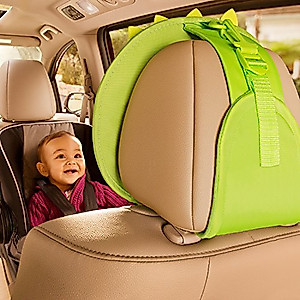 Munchkin Brica Baby Car Mirror, Swing! Baby in-Sight Auto Mirror for Rear Facing Carseats, Black