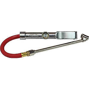 EPAuto Commercial Grade Dual Head Tire Inflator Gauge with Air Hose